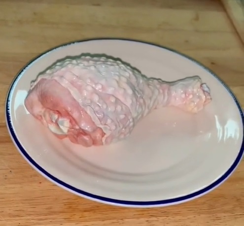 TikTok User Shocks the Internet with Her Realistic Raw Chicken Cake ...