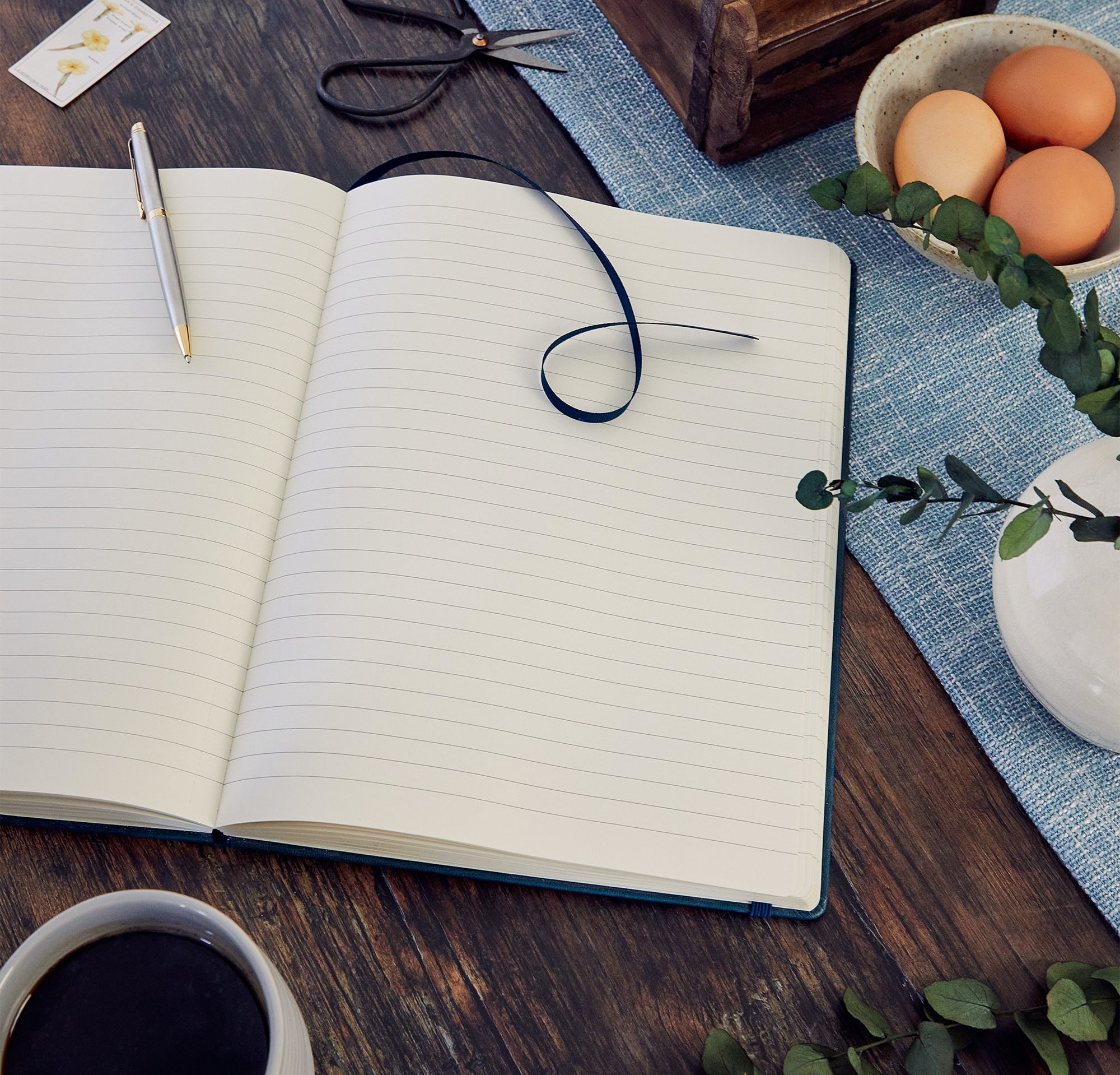 Write Your Favorite Recipes in a Personal Notebook - foodisinthehouse.com